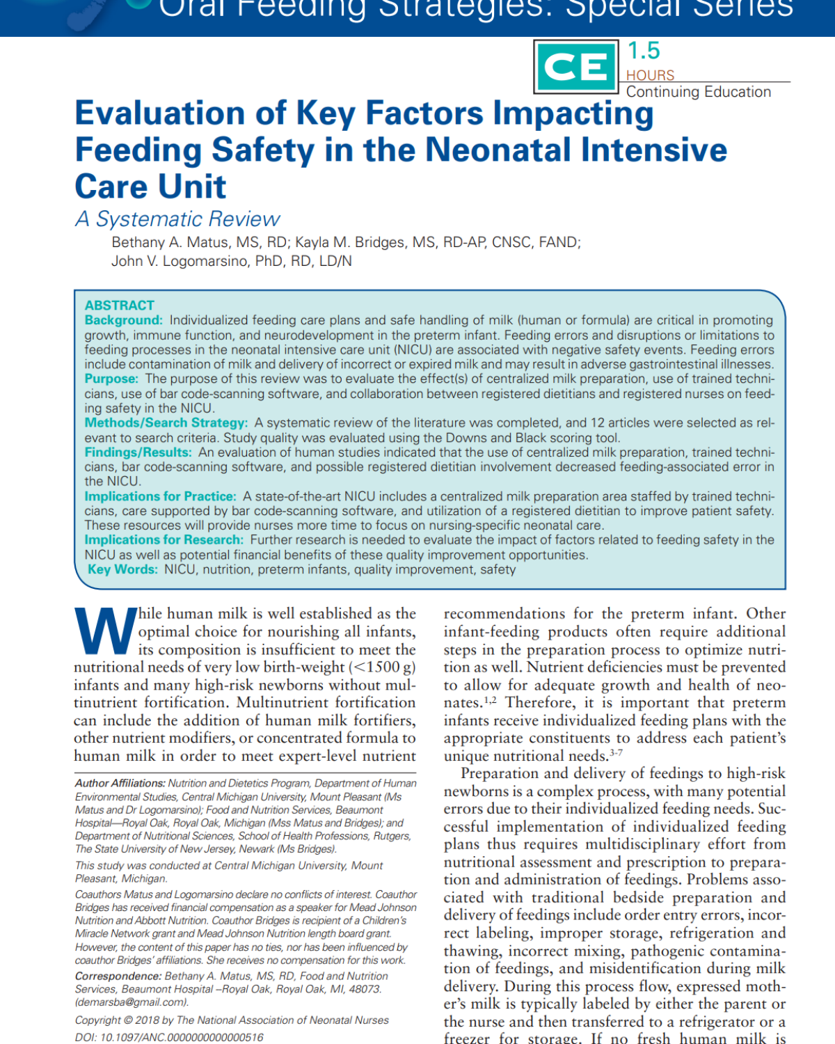 Evidenced-Based Research – Timeless Medical Systems