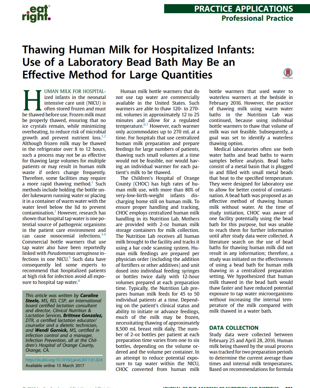 Evidenced-Based Research – Timeless Medical Systems